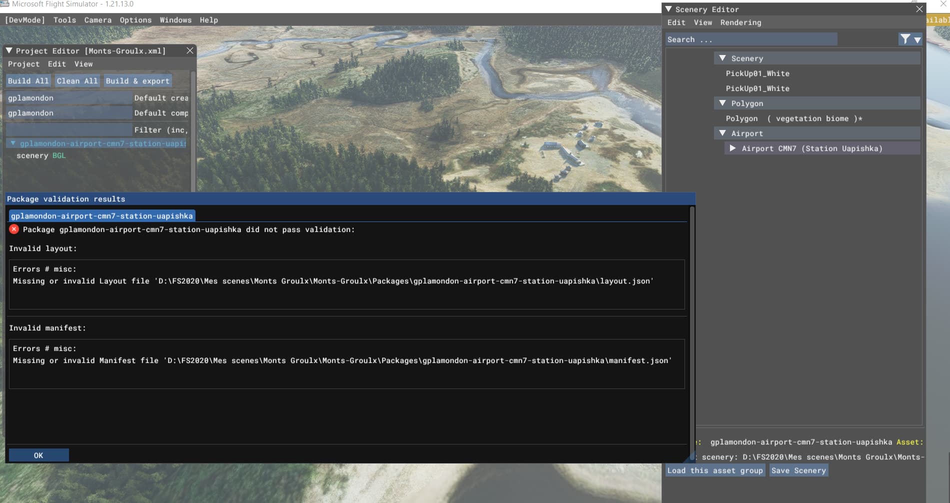 Can T Compile Invalid Layout Sdk Microsoft Flight Simulator Forums