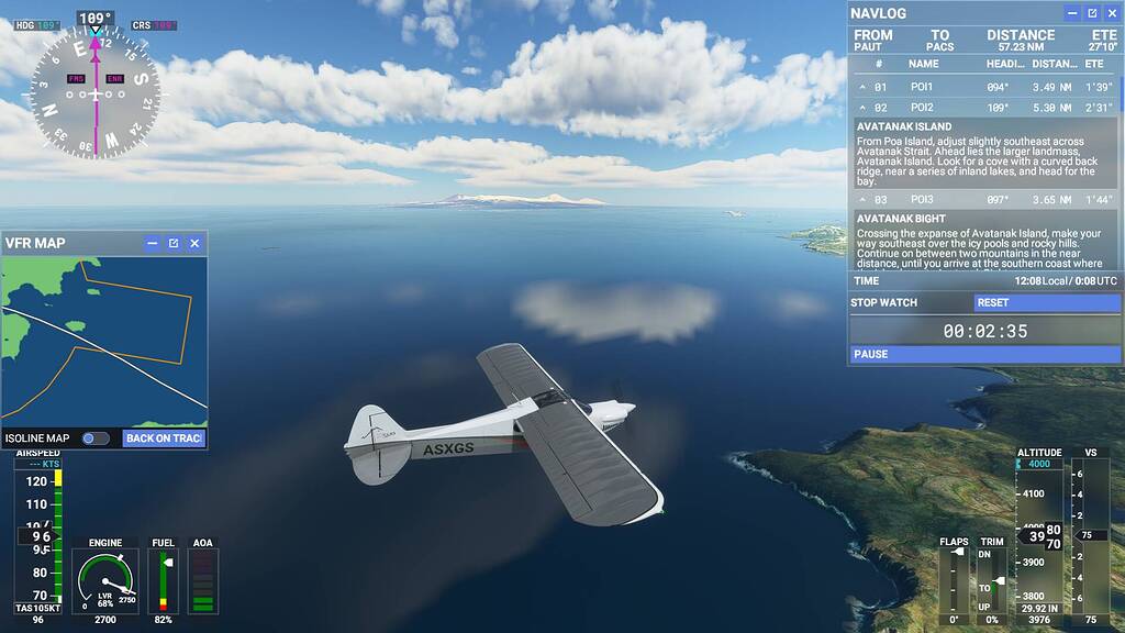 Pixelated reflections and land scenery overlapping with water at a ...