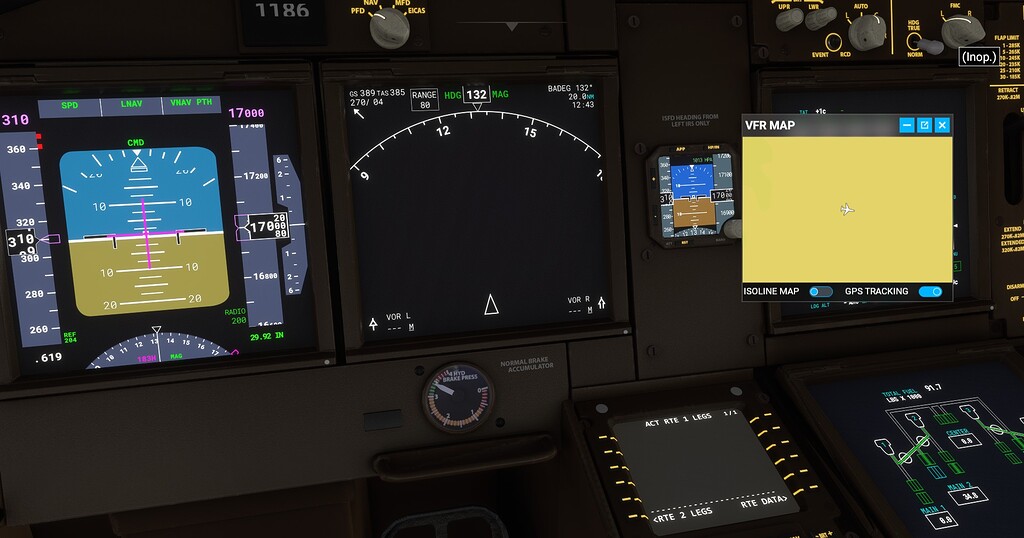 FMC and Route data display vanishes, but active? - ATC, Traffic ...