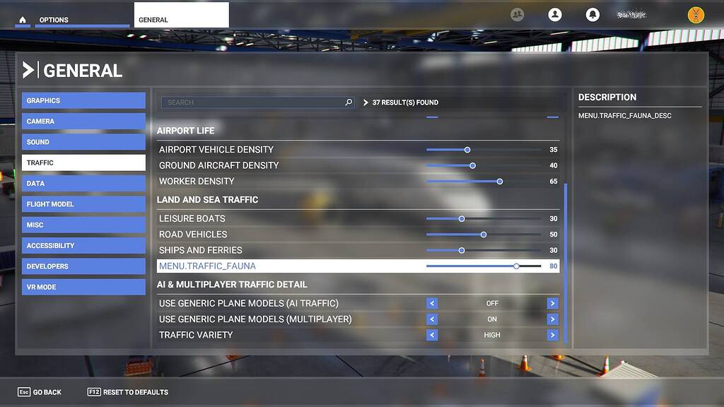 Fauna traffic - MENU.TRAFFIC_FAUNA - Resolved - Microsoft Flight ...