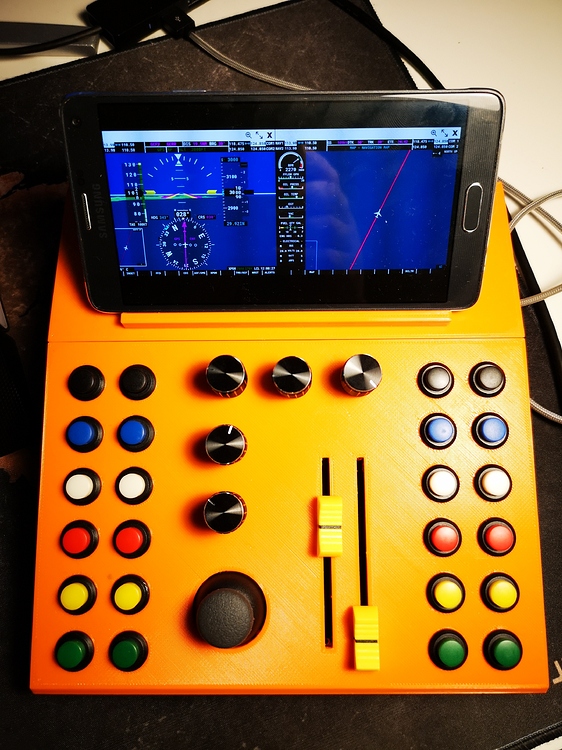 Work in Progress: Another 3D printed basic control Panel - Home Cockpit ...