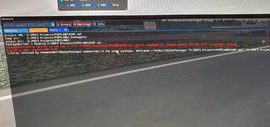 Error when compiling - SDK - Microsoft Flight Simulator Forums