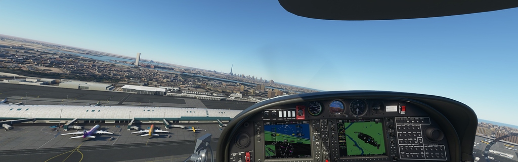 Wide Screen / Ultra wide screen monitor settings ? ( Sim looks blurry ...