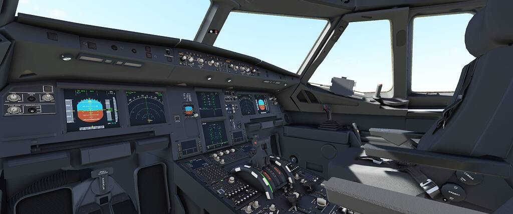 Reworked Black Cockpit Mod for A320 NEO/A32NX FBW and PMPA321 released ...