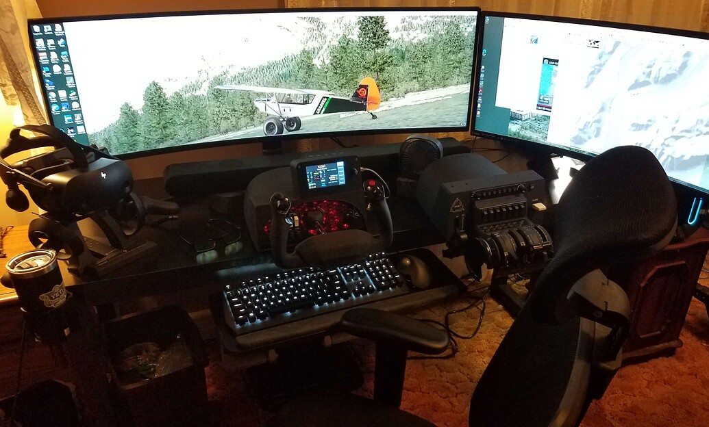Physical Home Cockpit + VR - Virtual Reality (VR) - Microsoft Flight ...