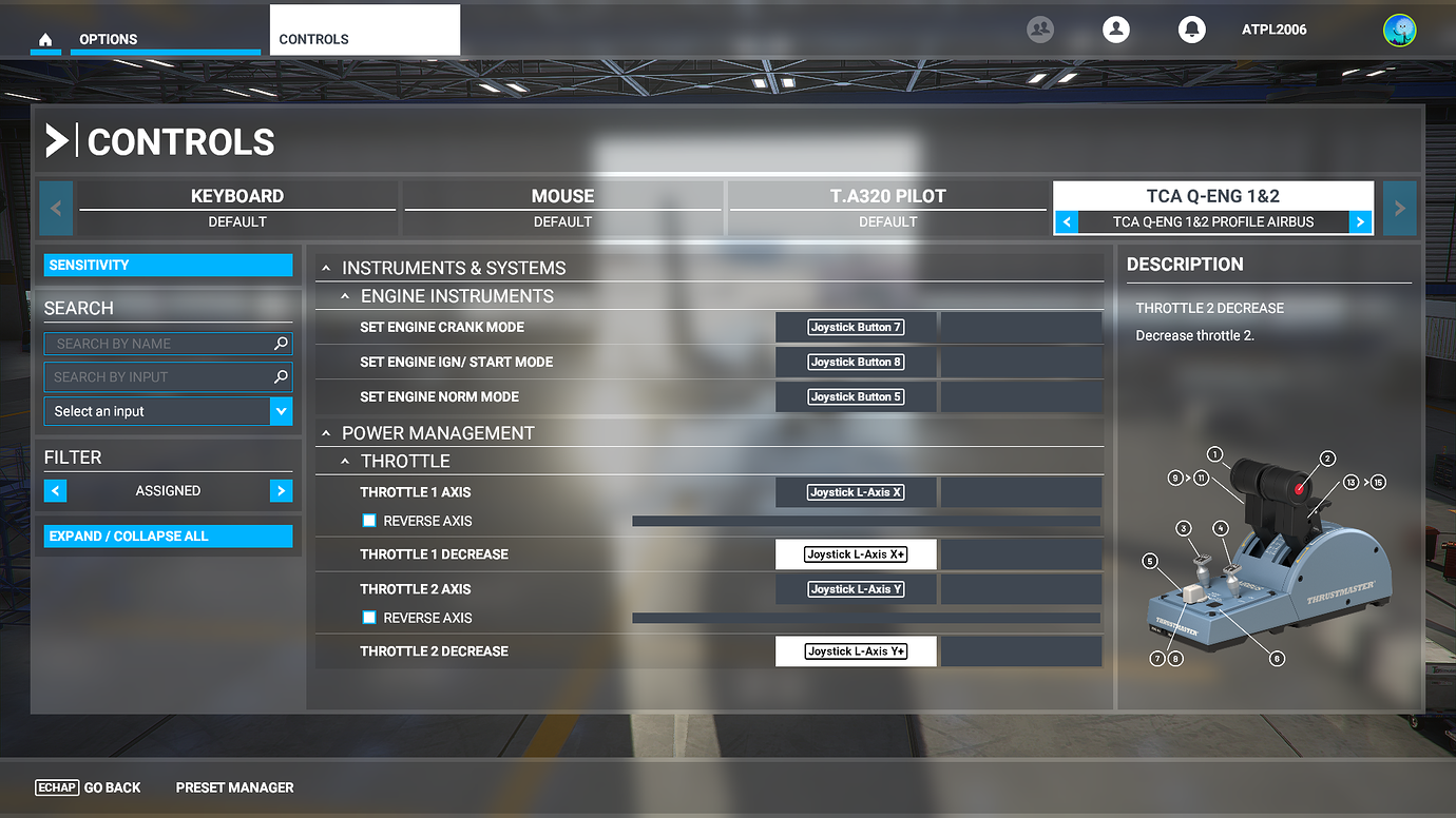 How can i use reverse Thrust on the new Thrustmaster Airbus Quadrant ...