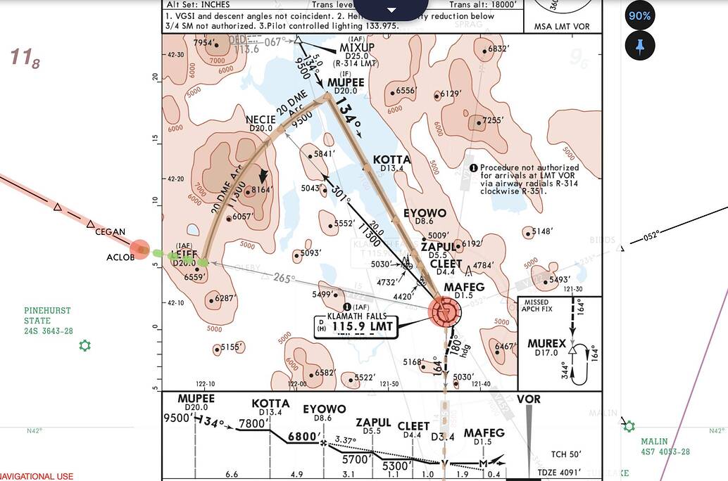 IFR approaches - VOR DME arc - General Discussion - Microsoft Flight ...