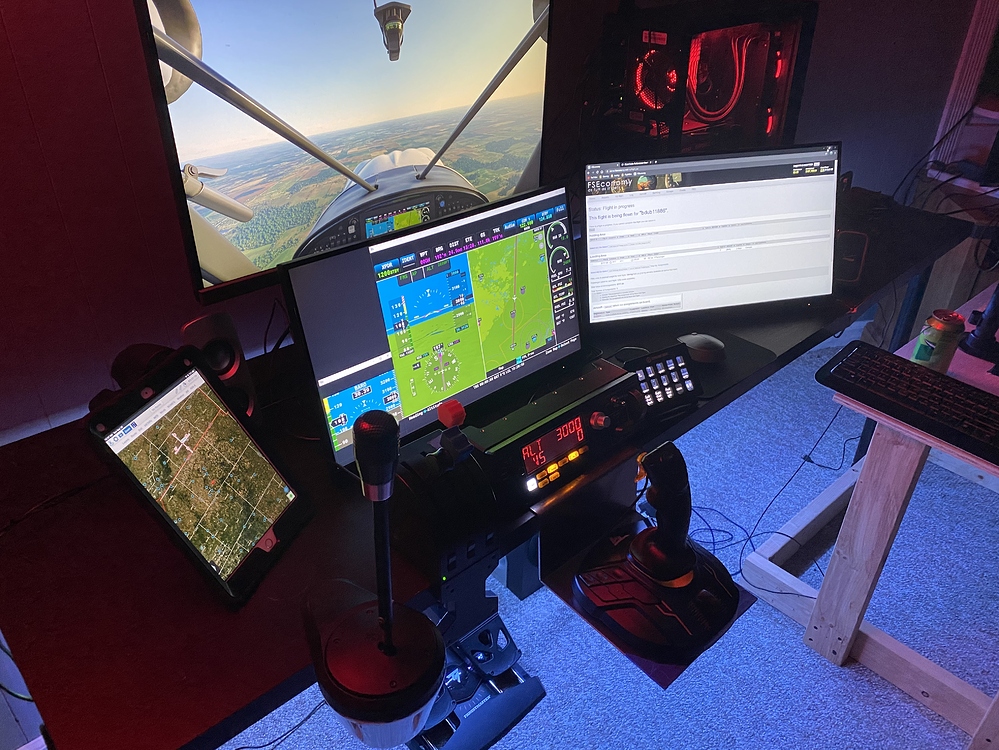 My Simple Setup - Home Cockpit Builders - Microsoft Flight Simulator Forums