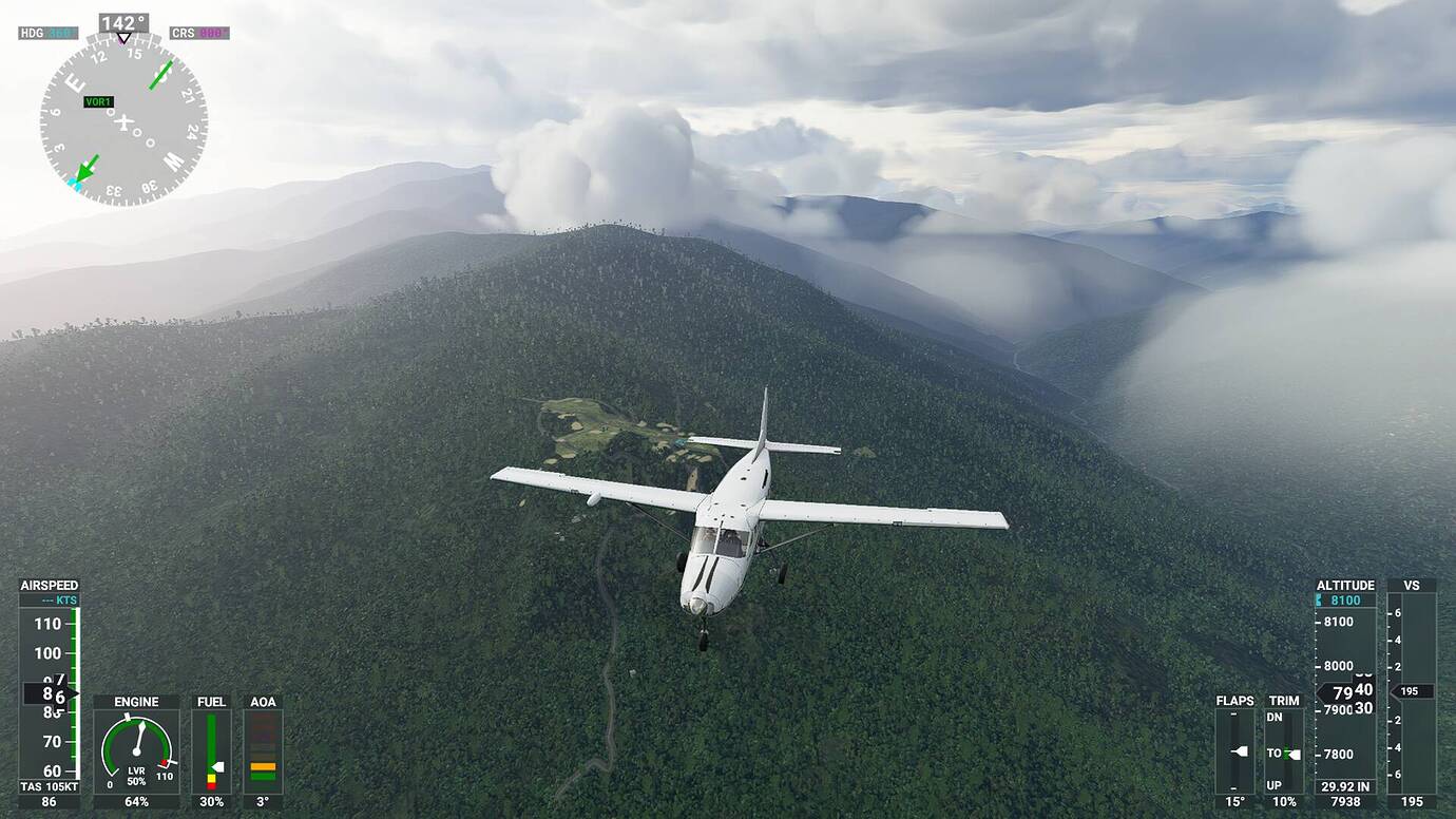 Found the Bugalaga jungle airstrip in the Epic Landing Challenges, use ...