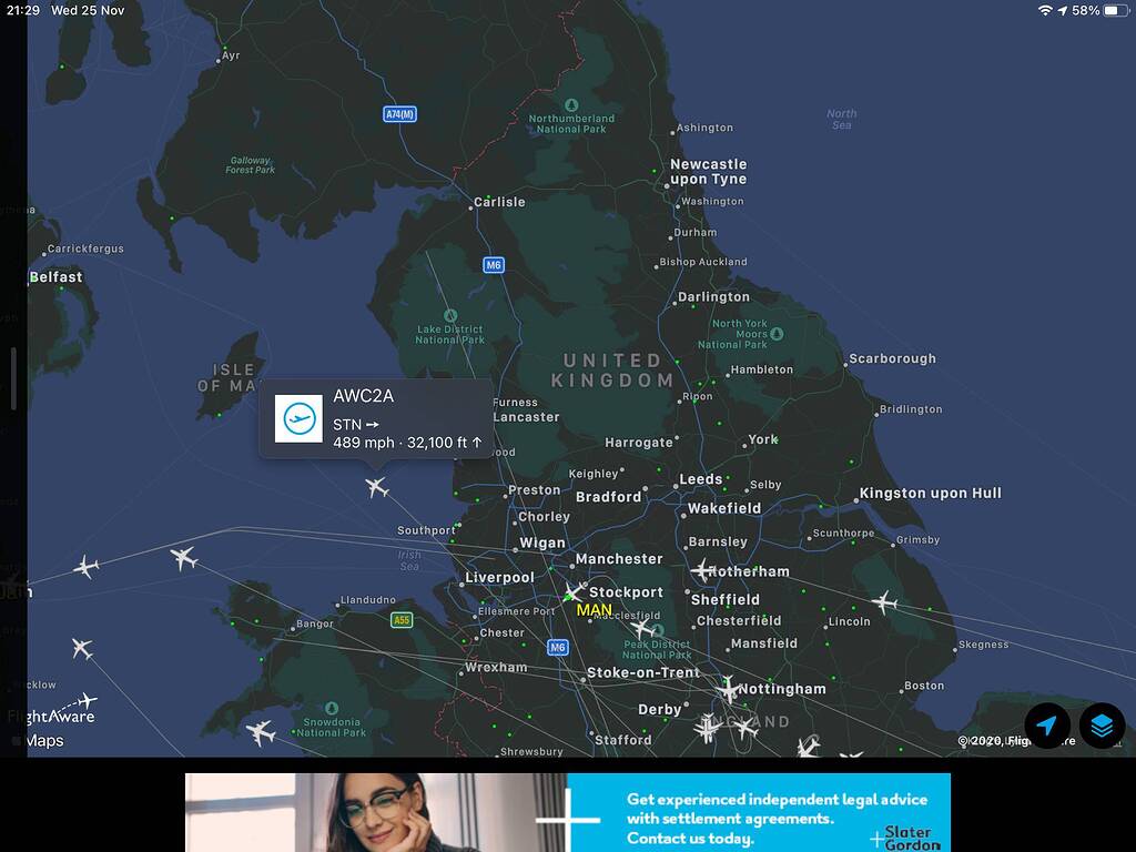 Observation on live traffic [Flightaware Data Problem] - General ...