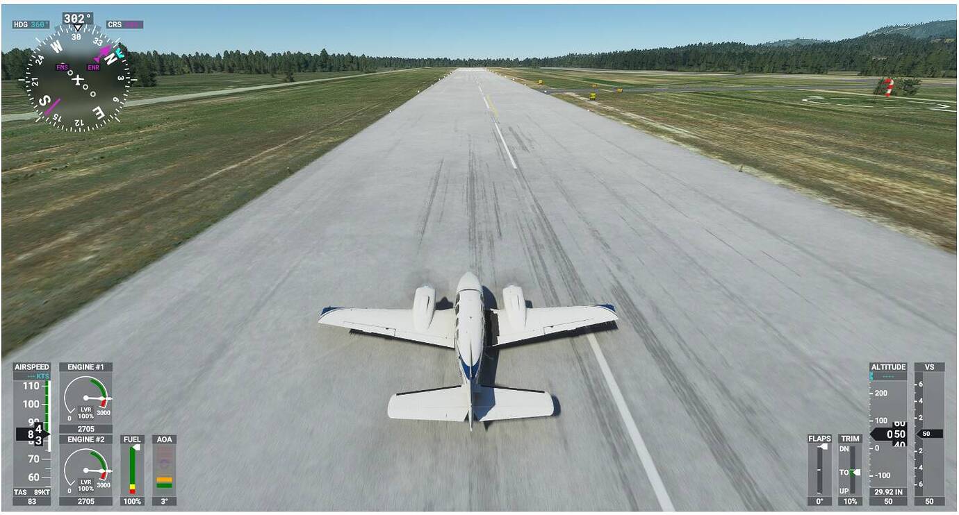 Beechcraft Baron G58 Still Accelerates to take off at idle - Resolved ...