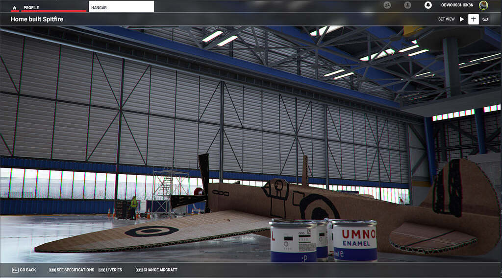 Aeroplane Heaven Cardboard Spitfire Released - Aircraft - Microsoft ...