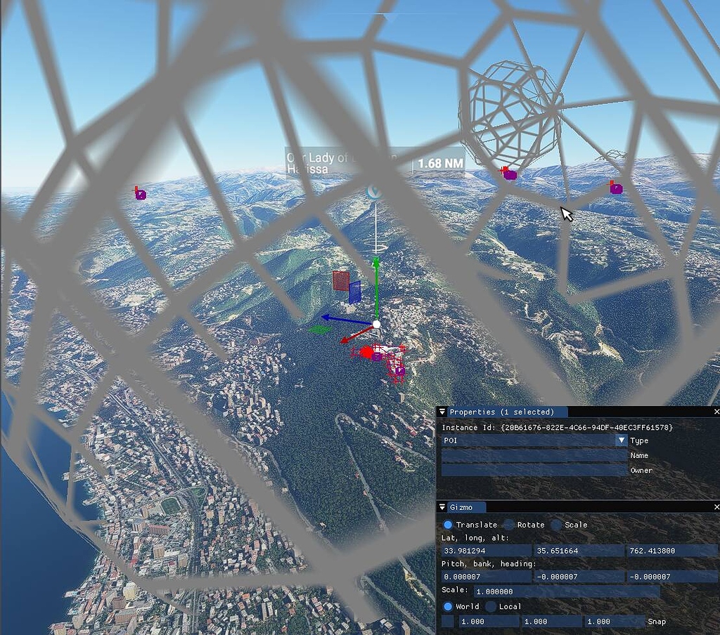 Dev Mode: Landmarks / POI with Giant Spheres flying - SDK - Microsoft ...