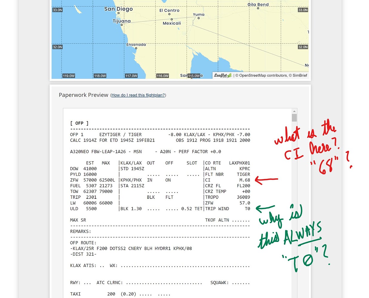 SimBrief Always T0 for Trip Wind? - Tools & Utilities - Microsoft ...