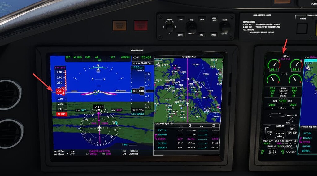 Longitude FMS Cruise Speed and Cruise Mode - Aircraft & Systems ...