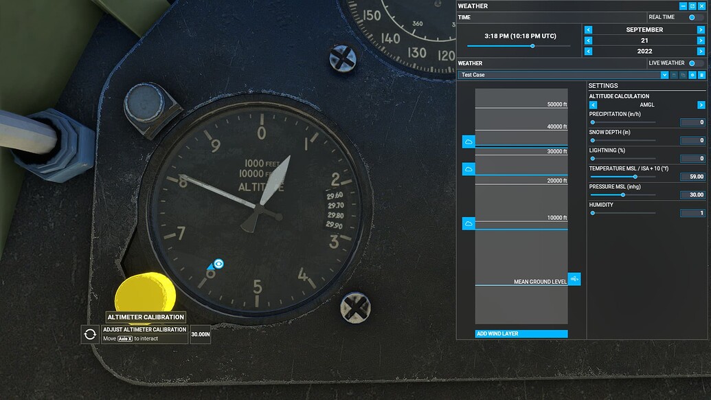 Altimeter Setting Incorrectly Displayed in Window of Various Altimeters ...