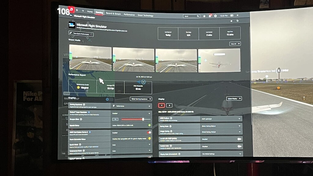All flights Marginal in all performance quality default global ...