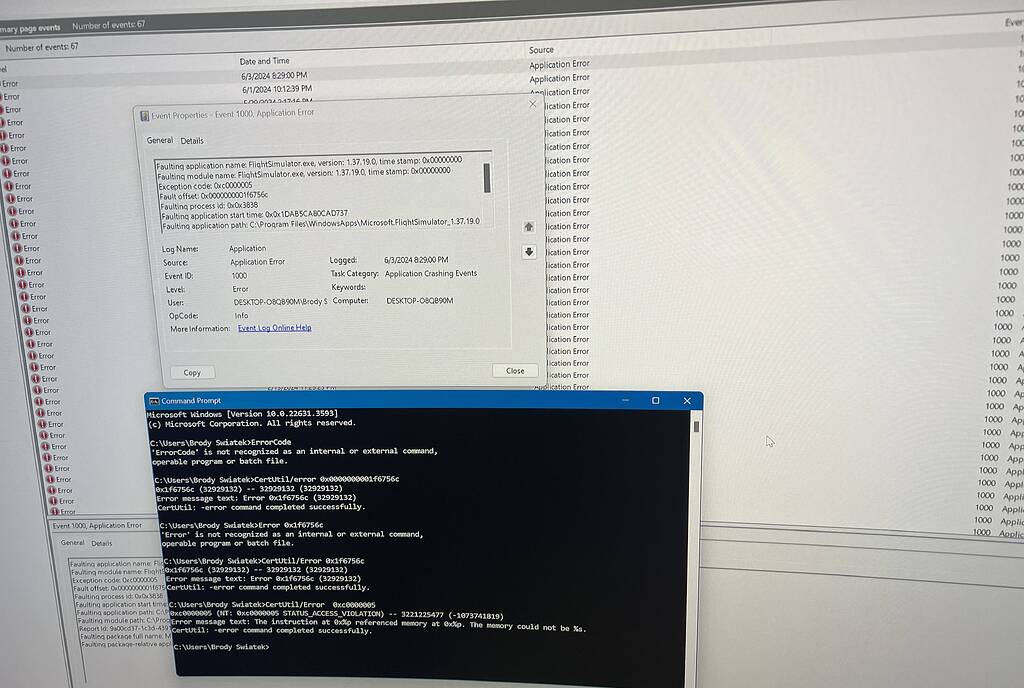 CTD on Landing - Crashes (CTDs) - Microsoft Flight Simulator Forums
