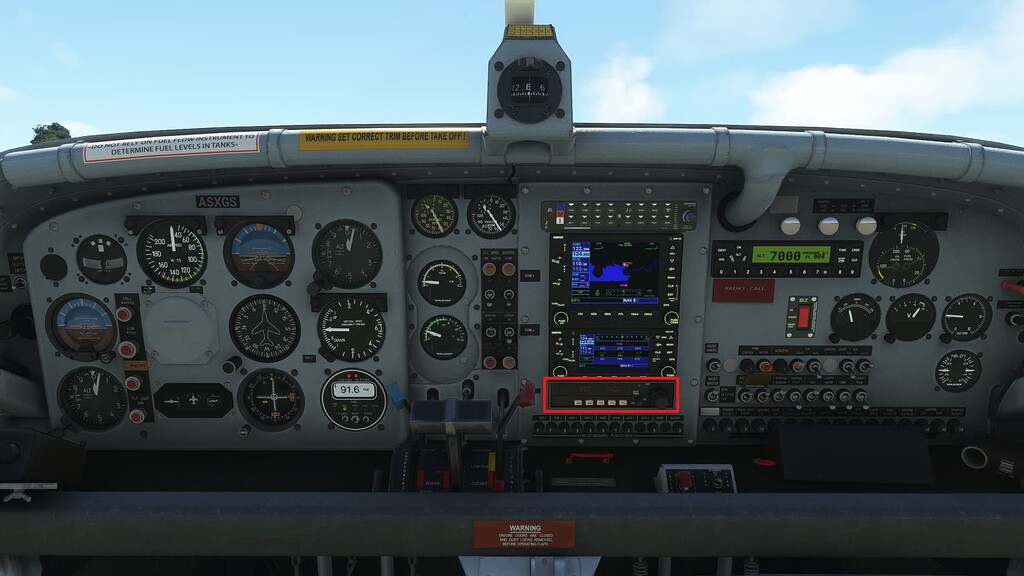Non G950 Pilatus PC-6/B2-H4 versions are missing an ADF display ...