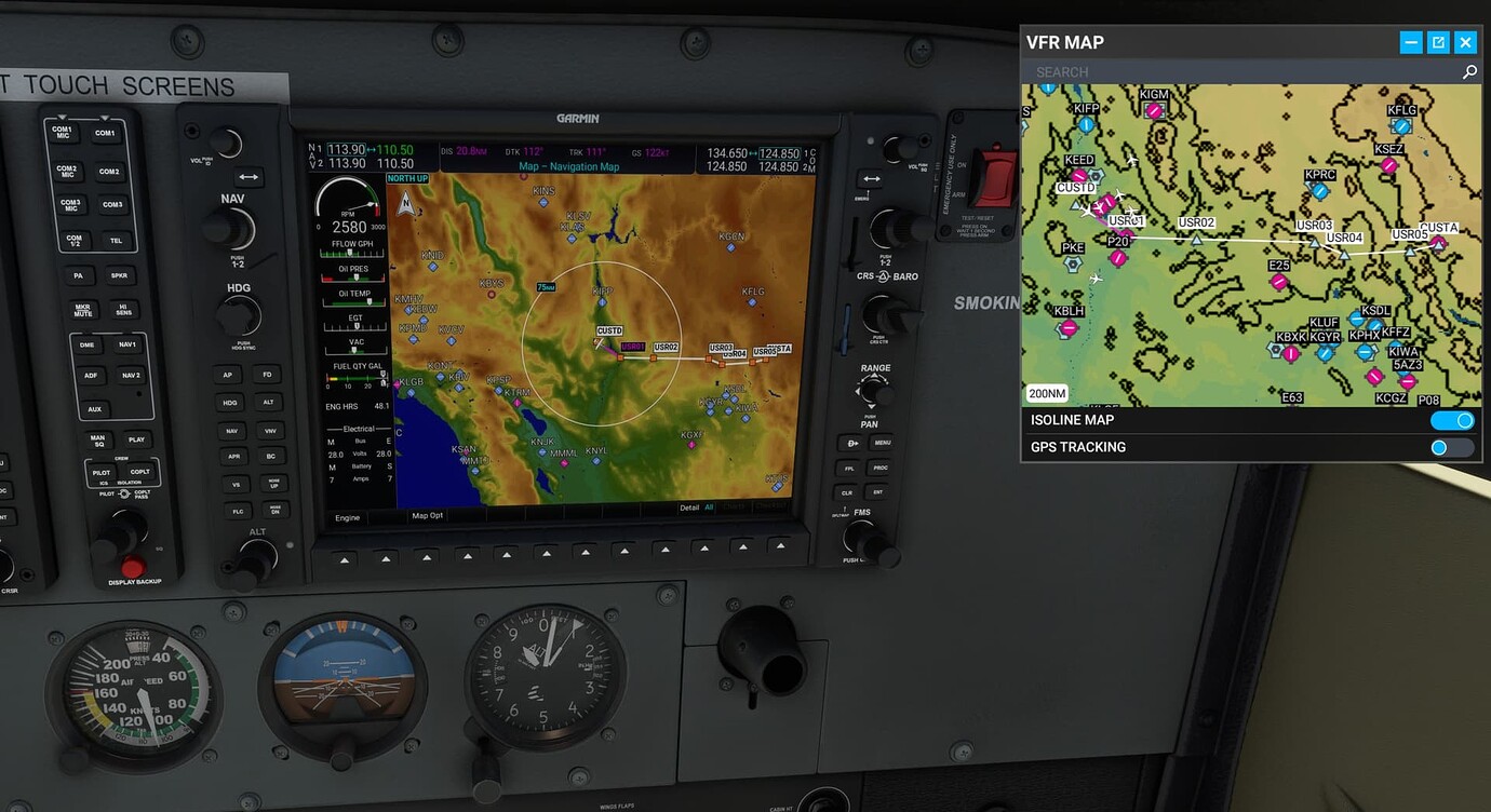 MSFS VFR Map does Not show VFR Waypoints. Only IFR - User Interface ...