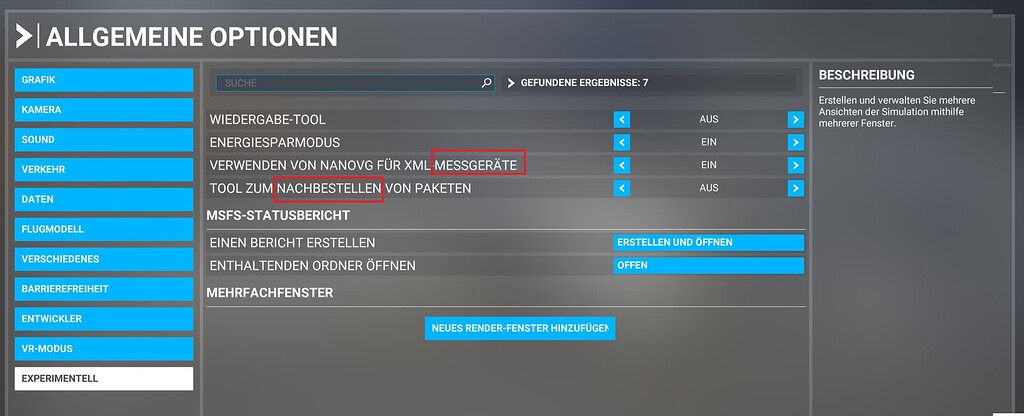German translation errors in Experimental menu - User Interface ...