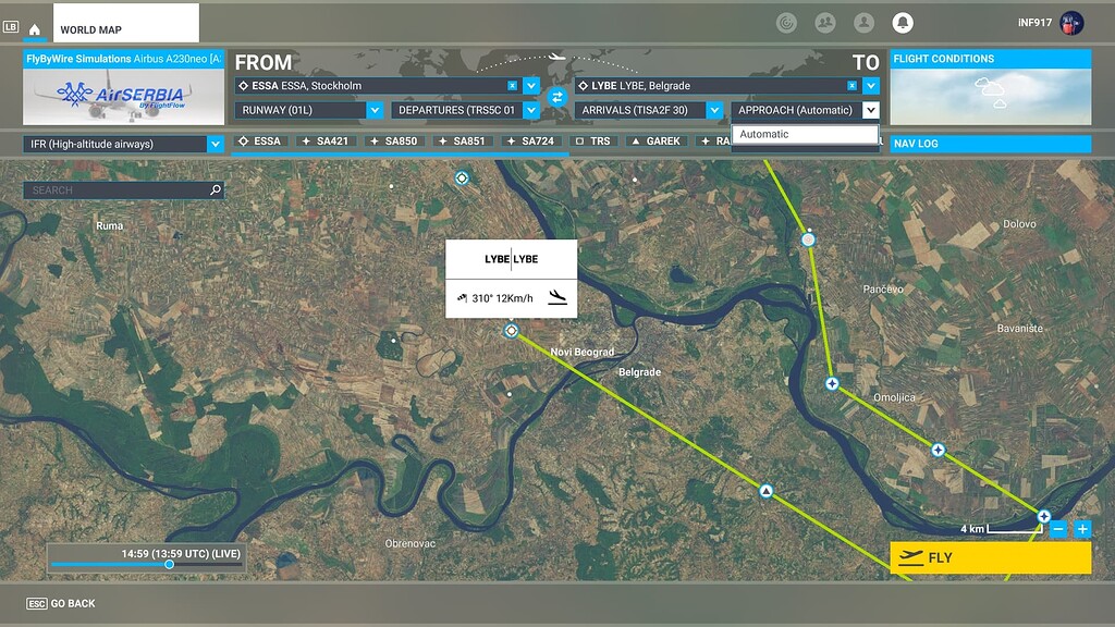 Missing approaches LYBE (No ILS) - ATC, Traffic & NAVAIDs - Microsoft Flight Simulator Forums