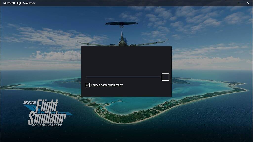 MSFS won't load - box states 'Launch game when ready' but never ...