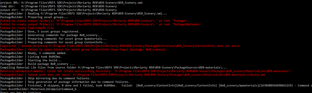 Failing to build. I'm new - SDK - Microsoft Flight Simulator Forums