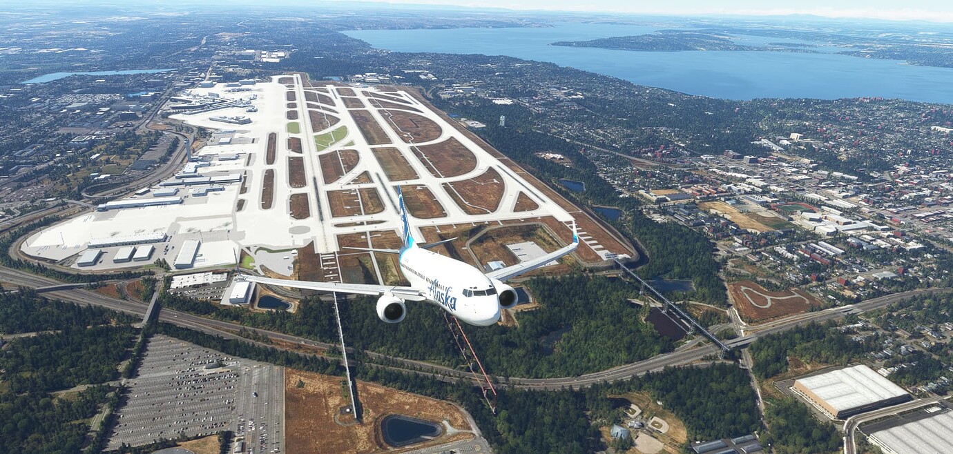 KSEA handcrafted airport mesh/ ground textures issue - Airports ...