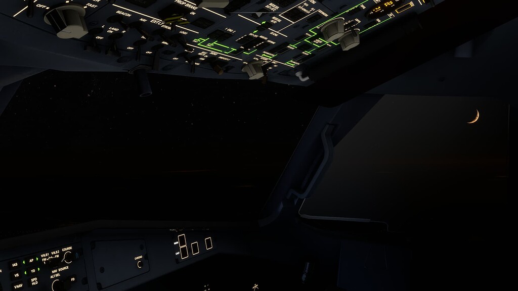 ATR side windows too bright at night - Aircraft & Systems - Microsoft ...