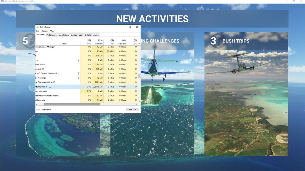 Never loading and low CPU usage workaround - Crashes (CTDs) - Microsoft Flight Simulator Forums