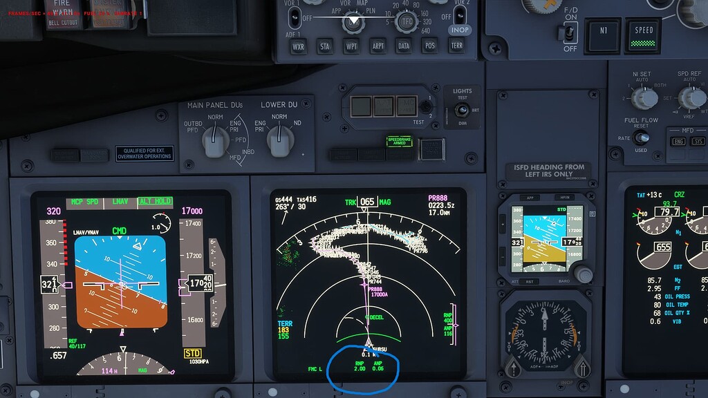 PMDG 737 - Navigation Display indication question - Aircraft & Systems ...