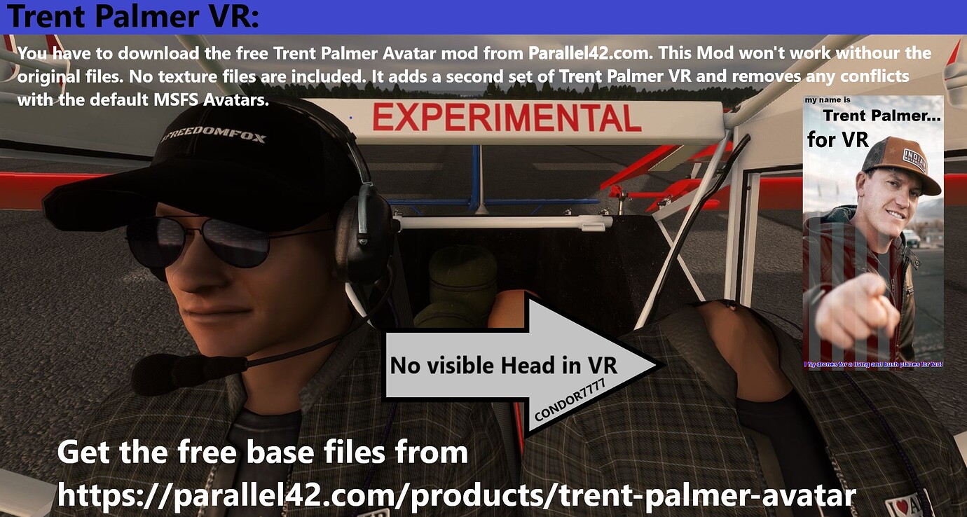 VR Pilot Avatar Superpack - Copilot and/or Pilot always visible in ...