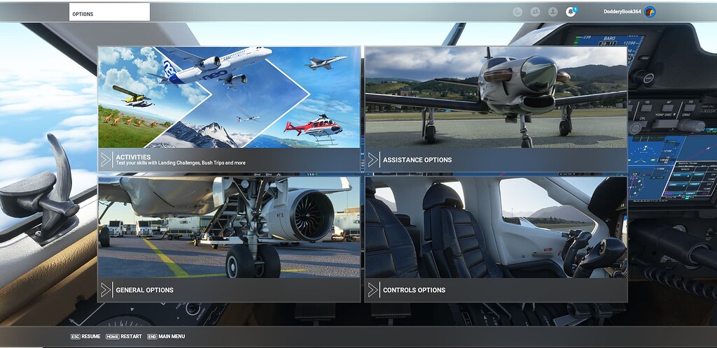Save flight option unavailable when flying a previsously saved flight ...