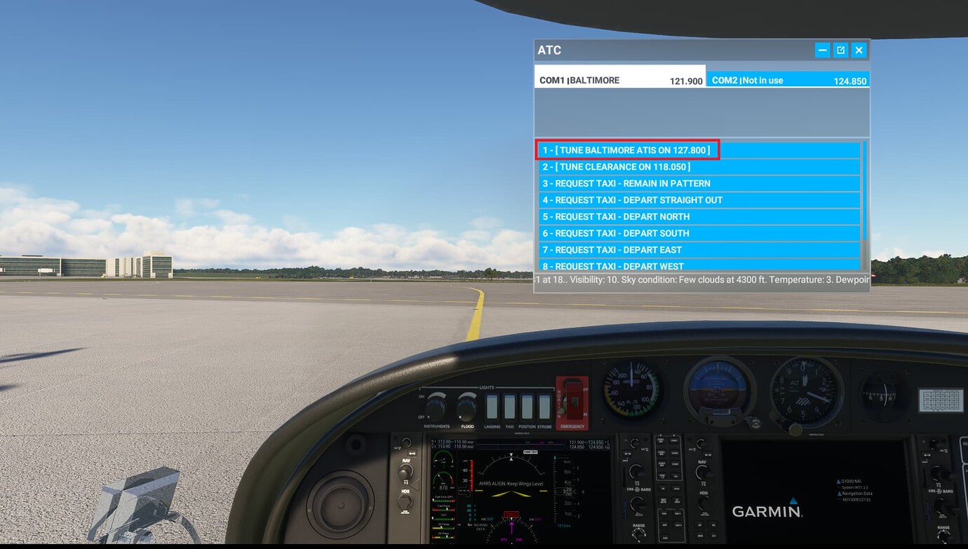 Digital ATIS unavailable - ATC, Traffic & NAVAIDs - Microsoft Flight ...