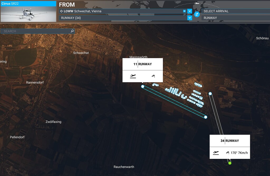 Aircraft starts on random runway - User Interface & Activities ...