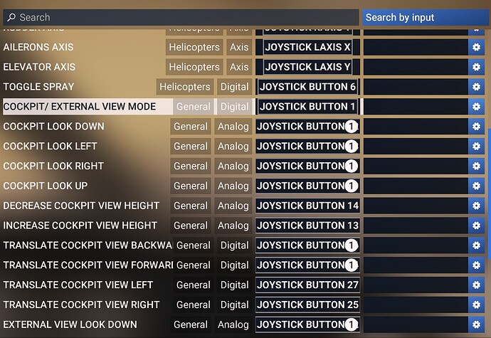 I can't switch between cockpit and external view in "Home cockpit mode ...