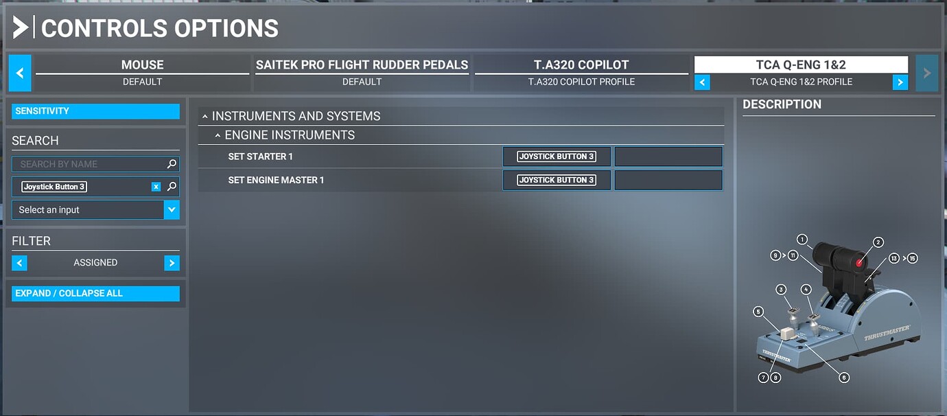 Longitude: Correct keybind for Start/Stop engine - Hardware & Peripherals - Microsoft Flight ...