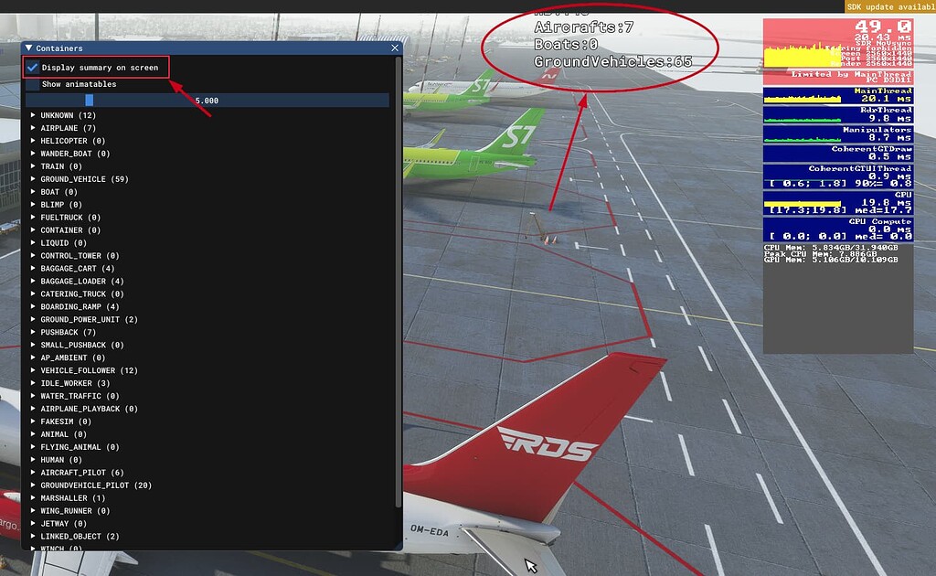 Part of the "Display summary on screen" information is hidden - User Interface & Activities ...