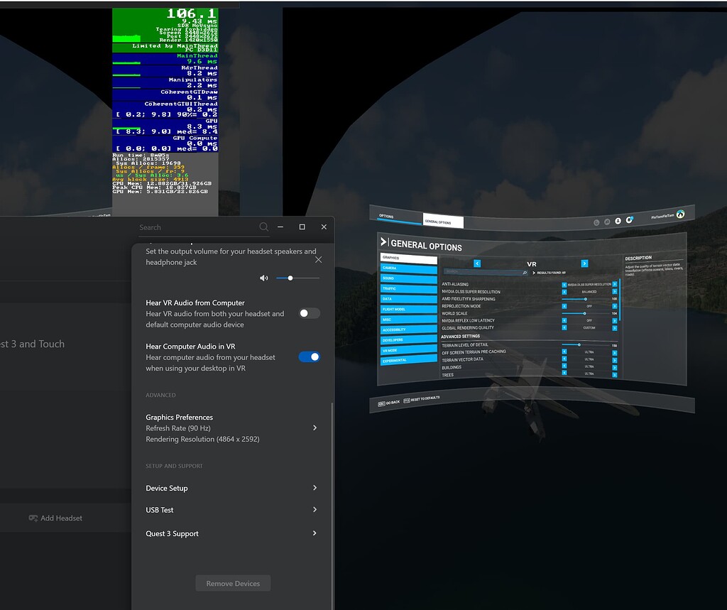 Quest 3 resolution settings - Virtual Reality (VR) - Microsoft Flight ...