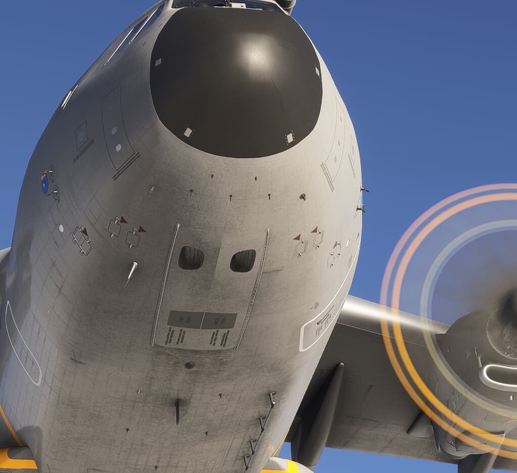 A400M Inibuilds - Nose Landing Gear through the door panel - Aircraft ...