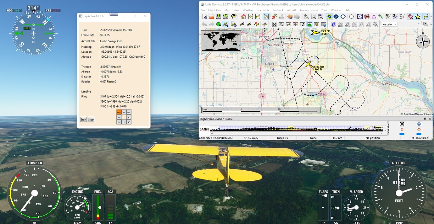 Savage autopilot for crop dusting - SDK - Microsoft Flight Simulator Forums