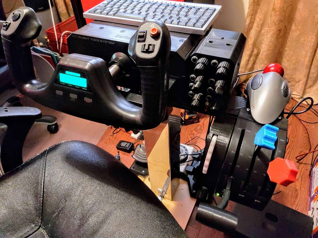 [WIP] cheap DIY VR Control Box - 6 dual encoder / 8 button / 1 3-pos ...