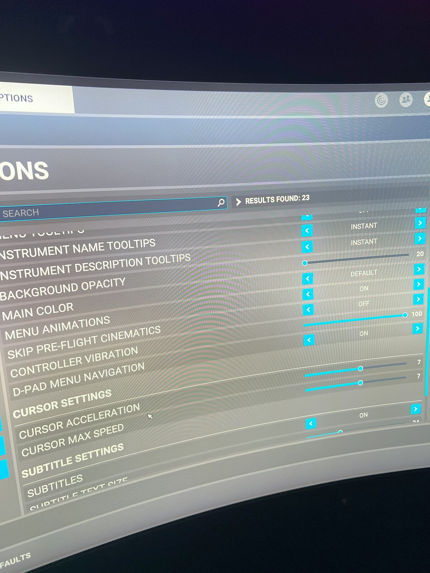 Menu Animations Disabled Even Though Turned On - User Interface & Activities - Microsoft Flight ...
