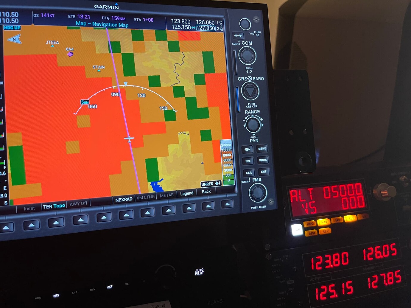 G1000nxi NEXRAD Legend - General Discussion - Microsoft Flight ...