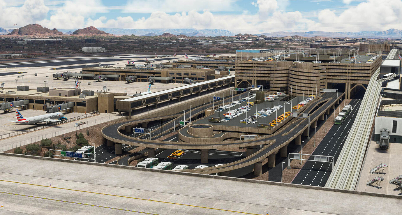 [BMWorld+AmSim] - KPHX Phoenix Sky Harbor International Airport ...