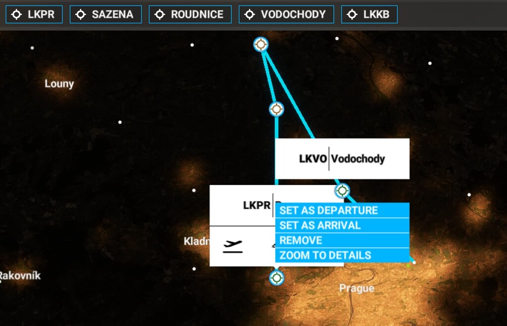 World Map not showing estimated flight time and mouse not selecting or ...