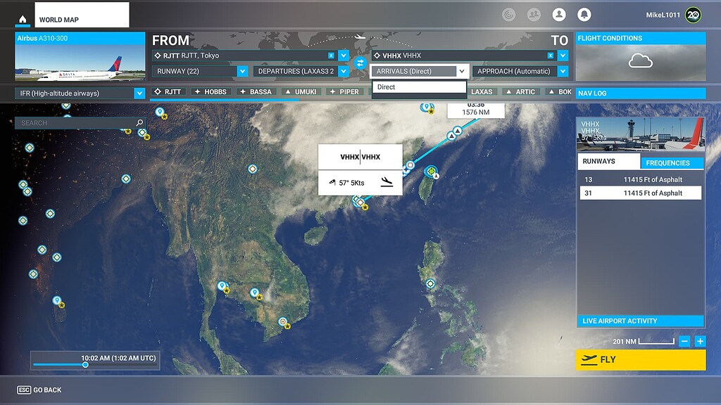 VHHX SU11 Approaches Missing from NAV Database (default) - Airports ...