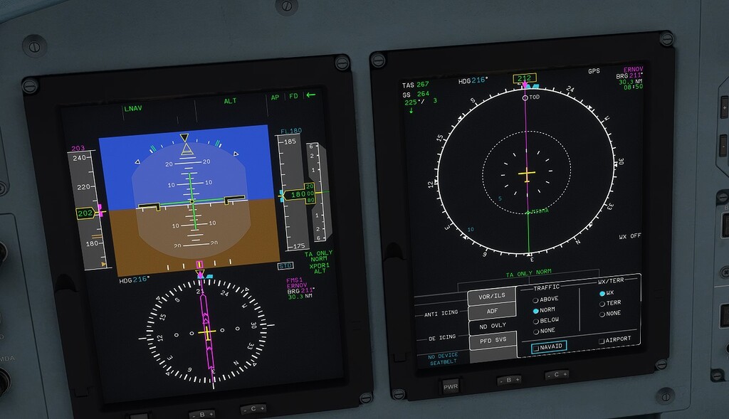 ATR VNAV path indicator appears too close to TOD - Aircraft & Systems ...