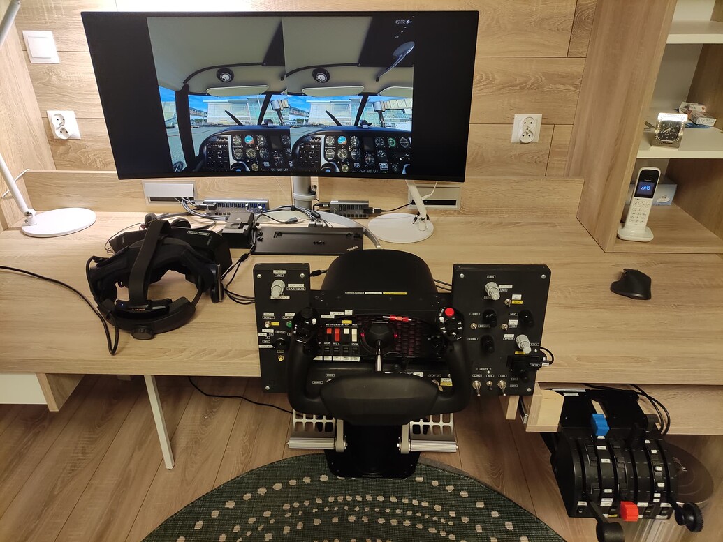 Recommendations for transition from controller in VR to yoke/throttle ...